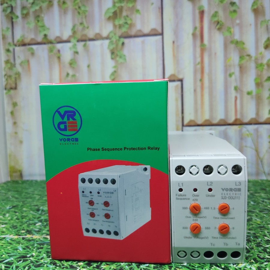 Jual VORGE XJ3D Phase Failure Relay Over / Under Voltage Protection ...