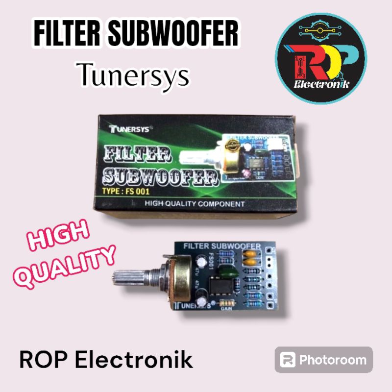 Jual Kit Filter Subwoofer 1 Potensio Tunersys | Shopee Indonesia