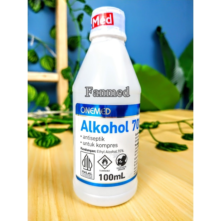 Jual pt Alkohol 70% Onemed 100Ml Alcohol 70% -kadar ethyl alcohol> 70% ...