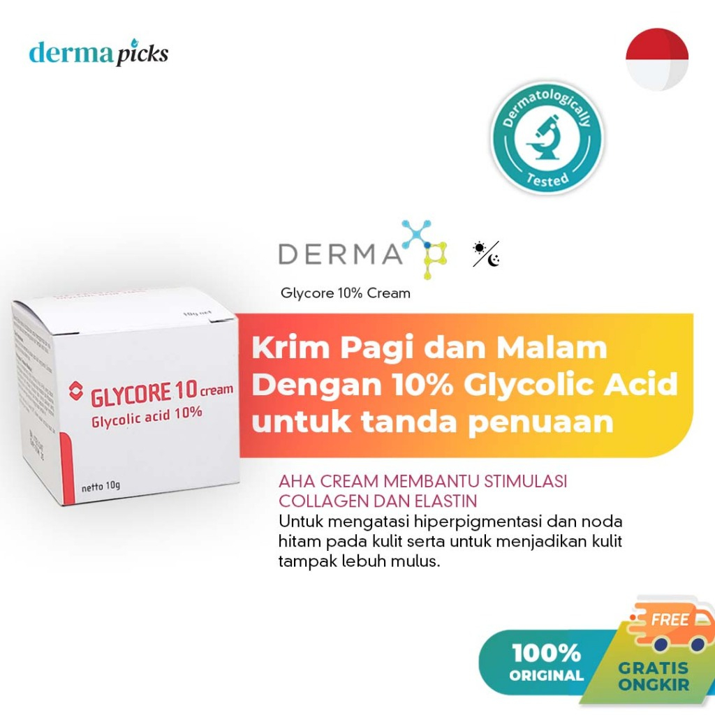 Jual DERMA XP GLYCORE 10 | KRIM PAGI & MALAM | Shopee Indonesia