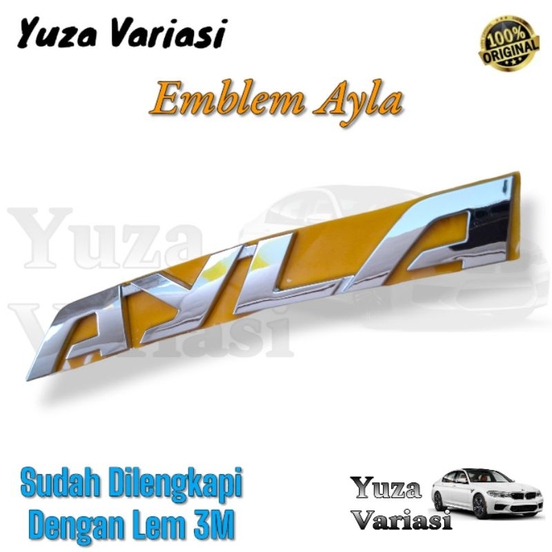 Jual Emblem Logo Tulisan Daihatsu AYLA Original // Emblem Tulisan Ayla ...