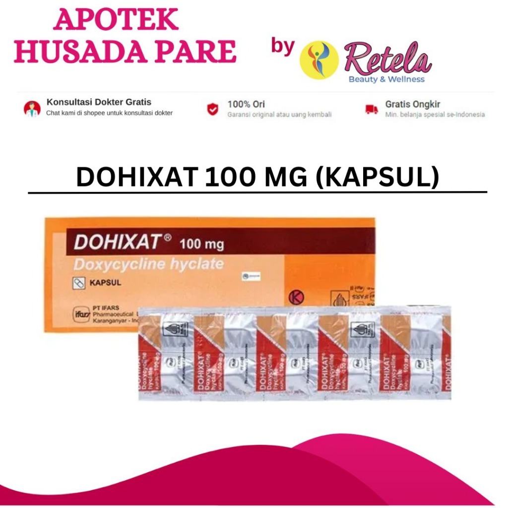 Jual DOHIXAT 100MG 1 STRIP 10 KAPSUL | Shopee Indonesia Jual DOHIXAT 100MG 1 STRIP 10 KAPSUL | Shopee Indonesia