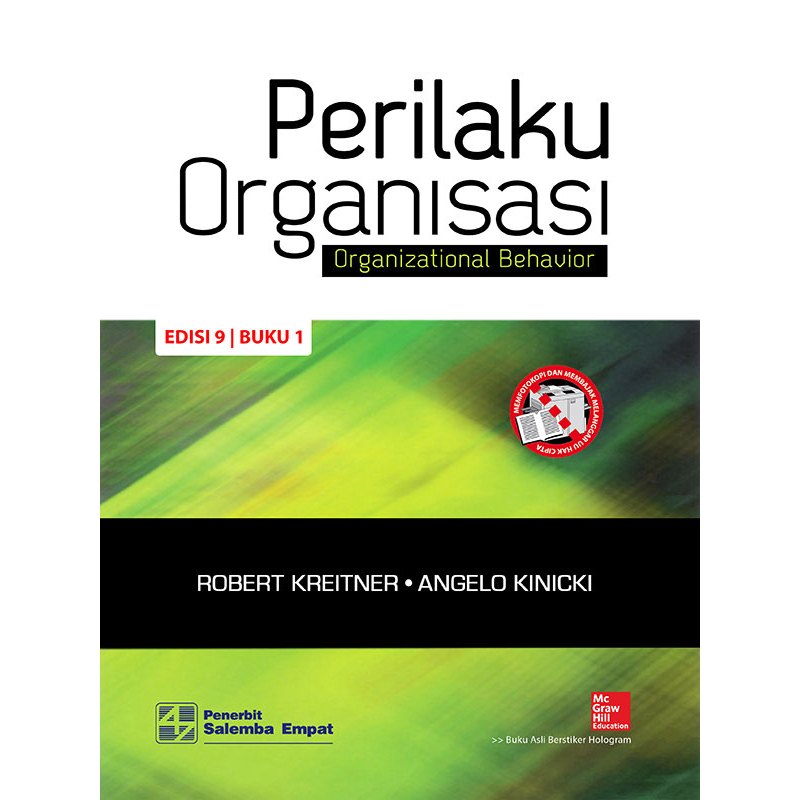 Jual Perilaku Organisasi Edisi 9 Buku 1/Kreitner-Kinicki | Shopee Indonesia