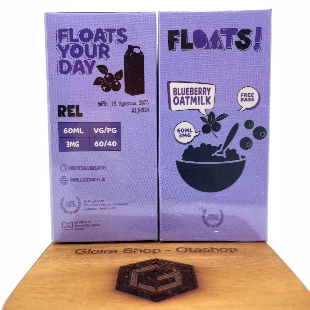 Jual Floats BLUEBERRY OATMILK 60ML by IJC Liquid Oat Milk | Shopee ...