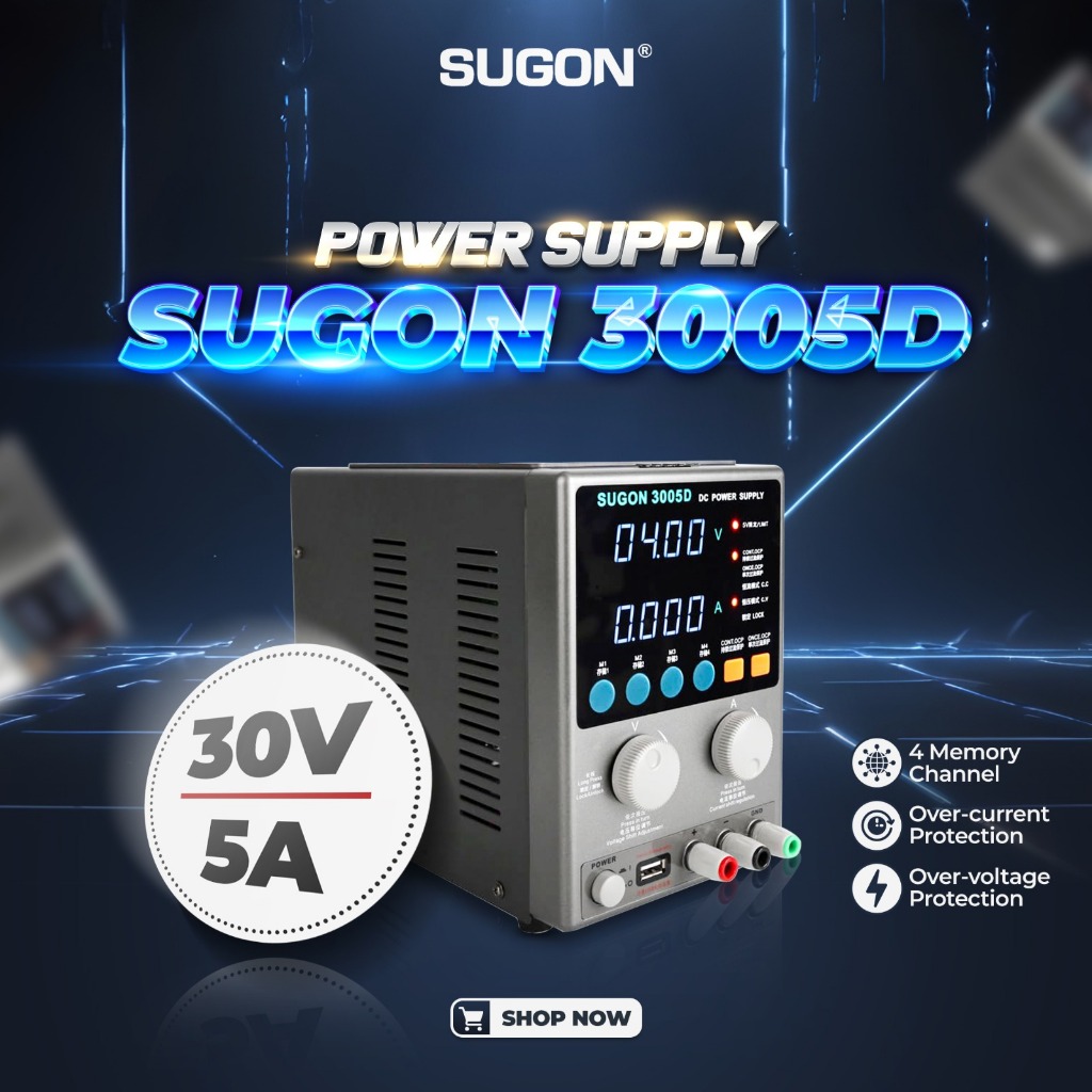 Jual POWER SUPPLY SUGON 3005D UNTUK HANDPHONE | Shopee Indonesia