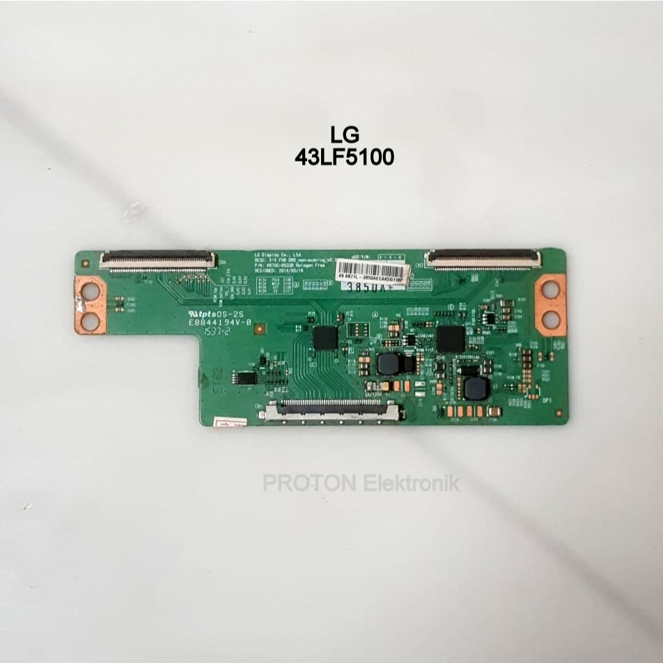 Jual Tcon panel LED TV LG 43LF5100 49LF510T 49LF540T Polytron 43TV866 ...