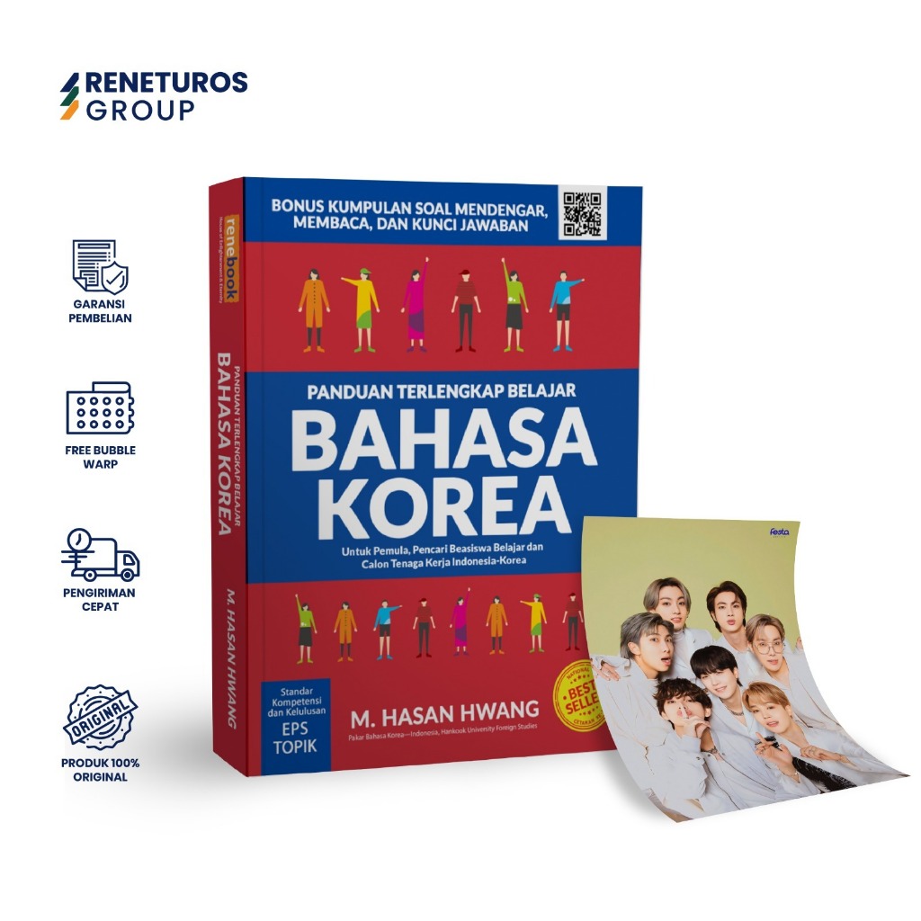 Jual BUKU ORIGINAL PANDUAN TERLENGKAP BELAJAR BAHASA KOREA - M. Hasan Hwang (RENEBOOK) | Shopee ...
