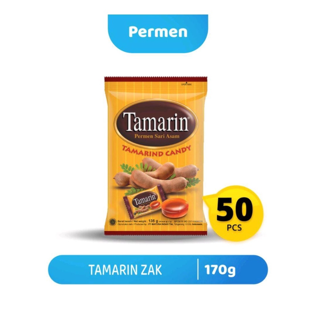 Jual Permen Tamarin Zak 135 Gr @ 50 Pcs | Shopee Indonesia