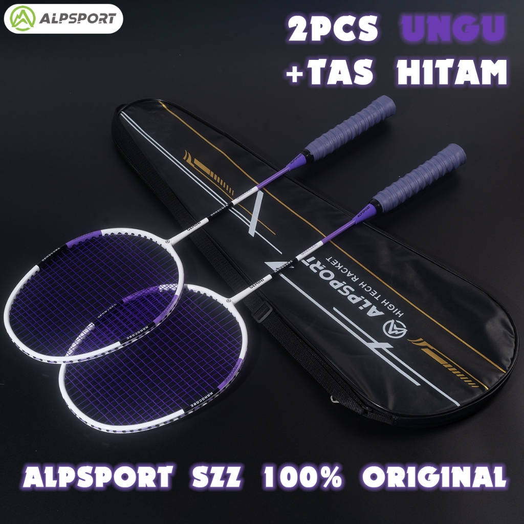 Jual ALPSPORT SZZ【2Raket + Tas】4U G5 24T 100% Serat Karbon Penuh Desain ...