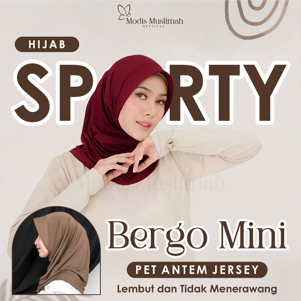 Jual Modis Muslimah - Jilbab Hijab Kerudung Bergo Sport Pet Antem ...