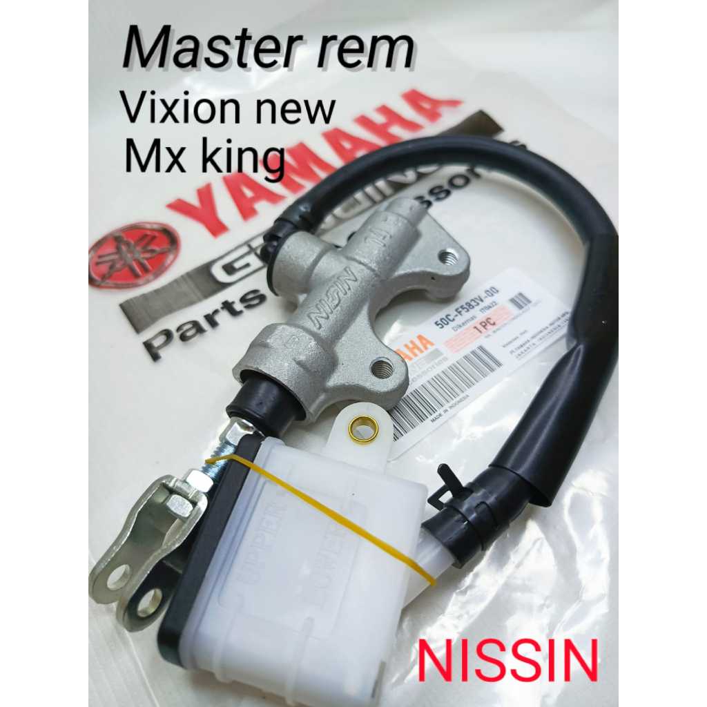 Jual MASTER TONJOKAN REM BELAKANG VIXION NEW/MX KING ORIGINAL NISSIN 50C | Shopee Indonesia