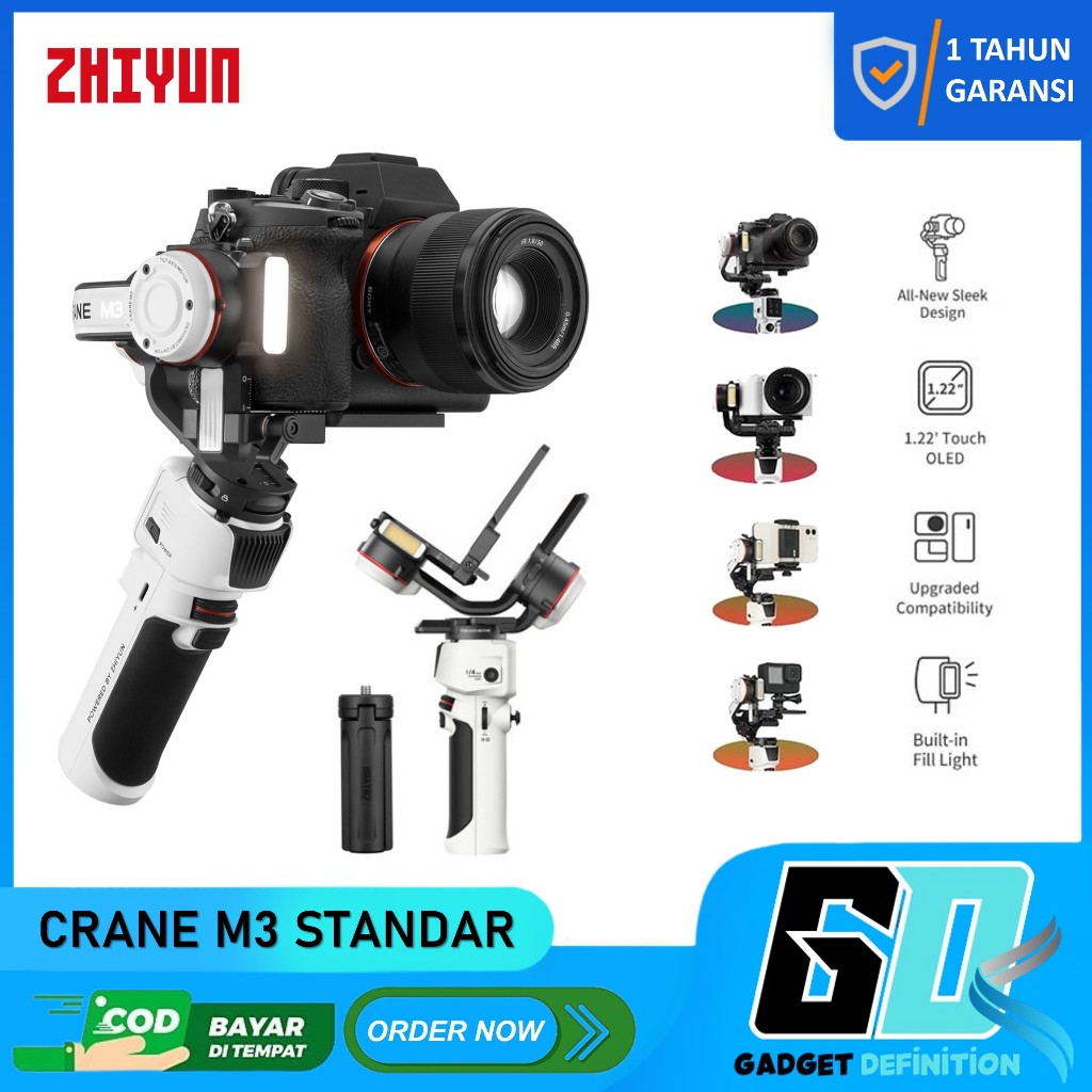 Jual ZHIYUN Crane M3 Handheld Stabilizer Gimbal for Mirrorless Camera ...