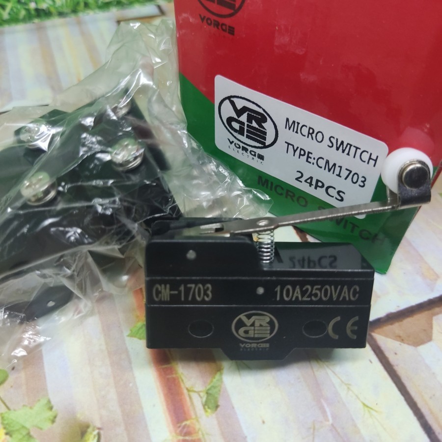 Jual Limit Switch Micro Switch CM-1703 Setara Z-15GW2-B Vorge CM1703 ...