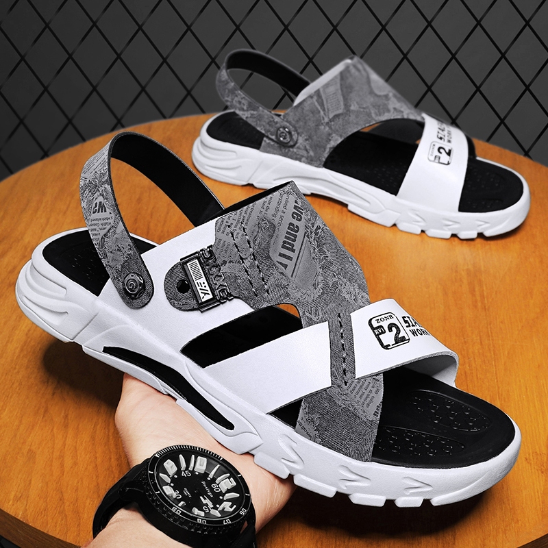 Jual 【YAMIAOTONG/Kirim Hari ini 】Sandal Pria Sendal Pria Kekinian ...