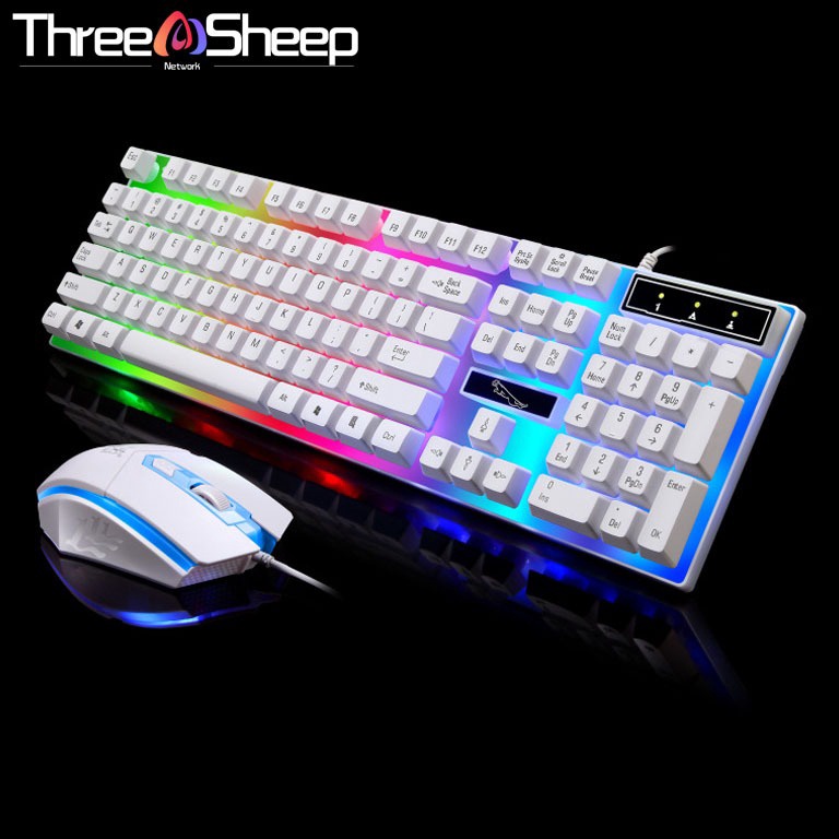 Jual Three Sheep Network Set keyboard dan mouse mekanis 14 papan ketik ...