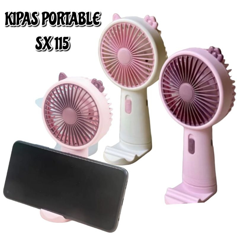 Jual KIPAS ANGIN GENGGAM SX 115 | ELECTRIC HAND FAN PORTABLE RUSA ...