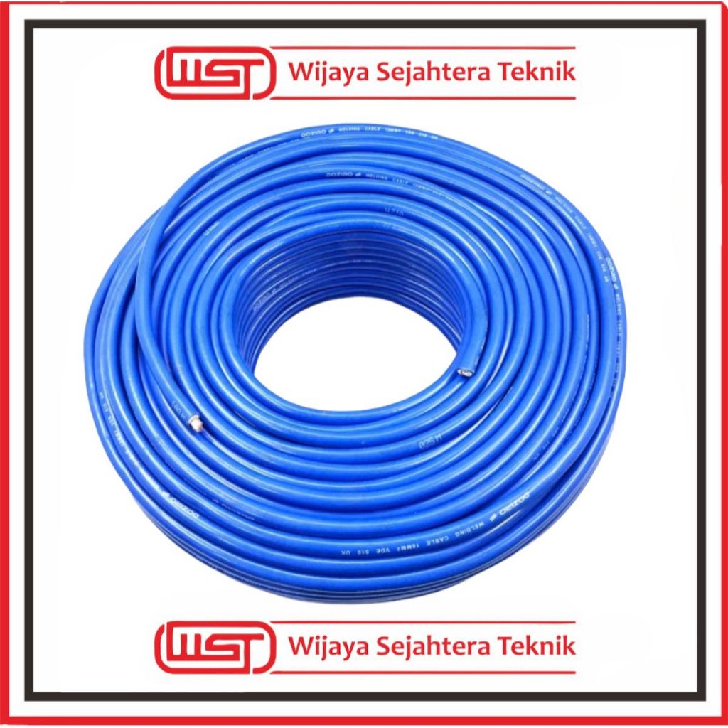Jual Doziro kabel las listrik biru 12mm 16 mm 25 mm 35 mm Cable las ...