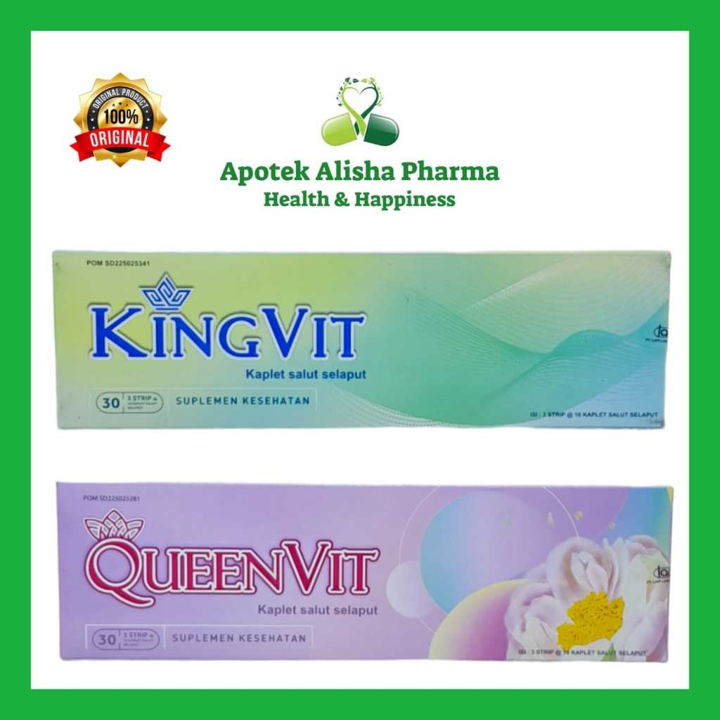 Jual KingVit & QueenVit Tablet - King Vit dan Queen Vit Suplemen ...