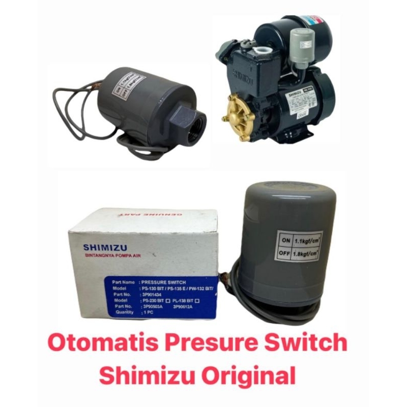 Jual Otomatis Pressure Switch Pompa Shimizu original ps 135 / ps 130 ...