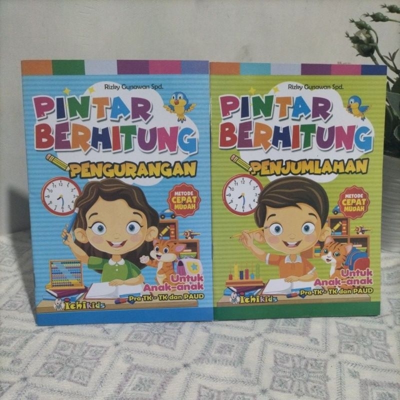 Jual Pintar Berhitung Pengurangan & Penjumlahan Buku Anak TK & Paud ...