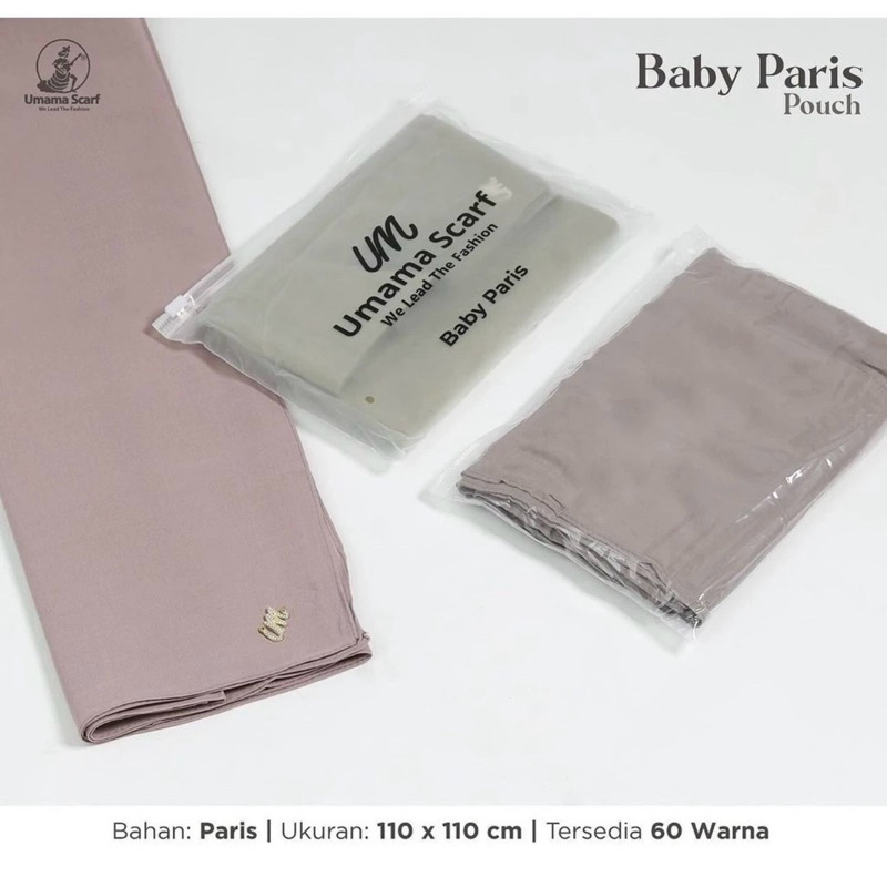 Jual Paris Japan By Umama Scarf/Paris Umama Premium/Free Pouch | Shopee ...