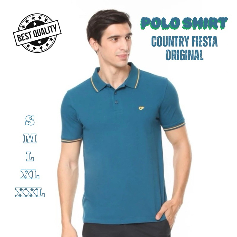 Jual Kaos Polo Pria Country Fiesta Original CF | Polo Shirt Men’s ...