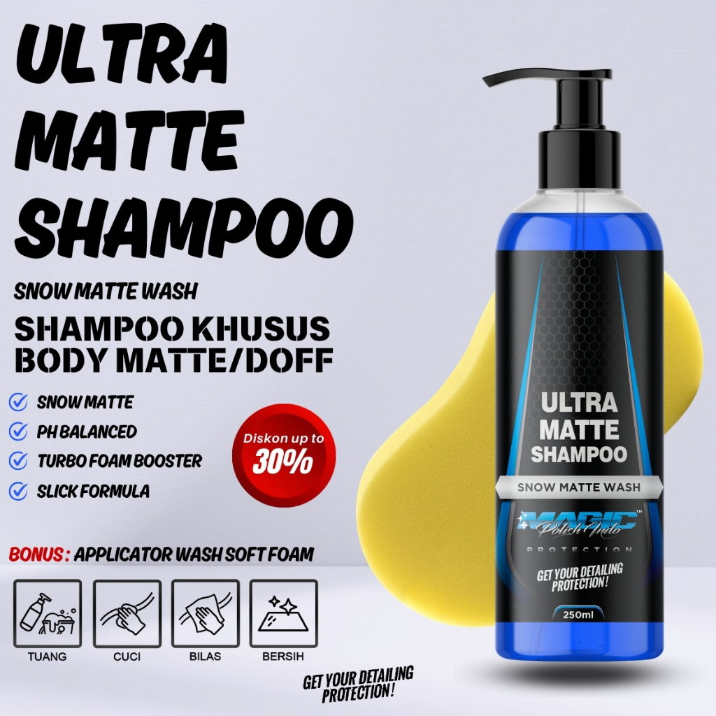 Jual Ultra Matte Shampoo Khusus Body Matte/Doff By Magic Polish Indo ...