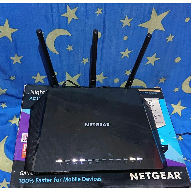 Jual NETGEAR AC1750 ROUTER Wi-Fi Dual-Band Nighthawk R6700V3 Smart Port ...