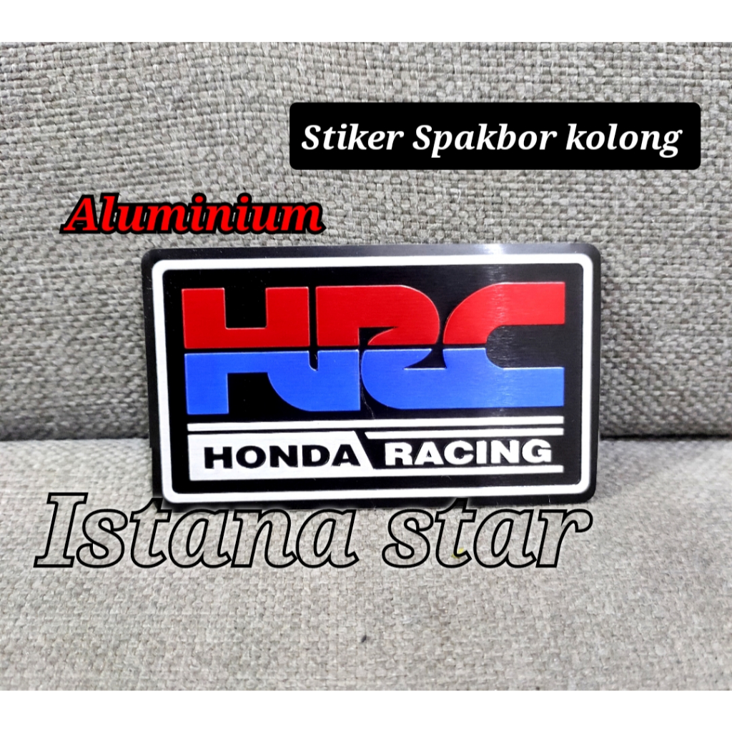 Jual emblem hugger airblade stainless emblem hugger sepakbor kolong HRC ...
