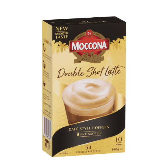 Jual Moccona Double Shot Latte Coffee Sachets 10 Pack | Shopee Indonesia