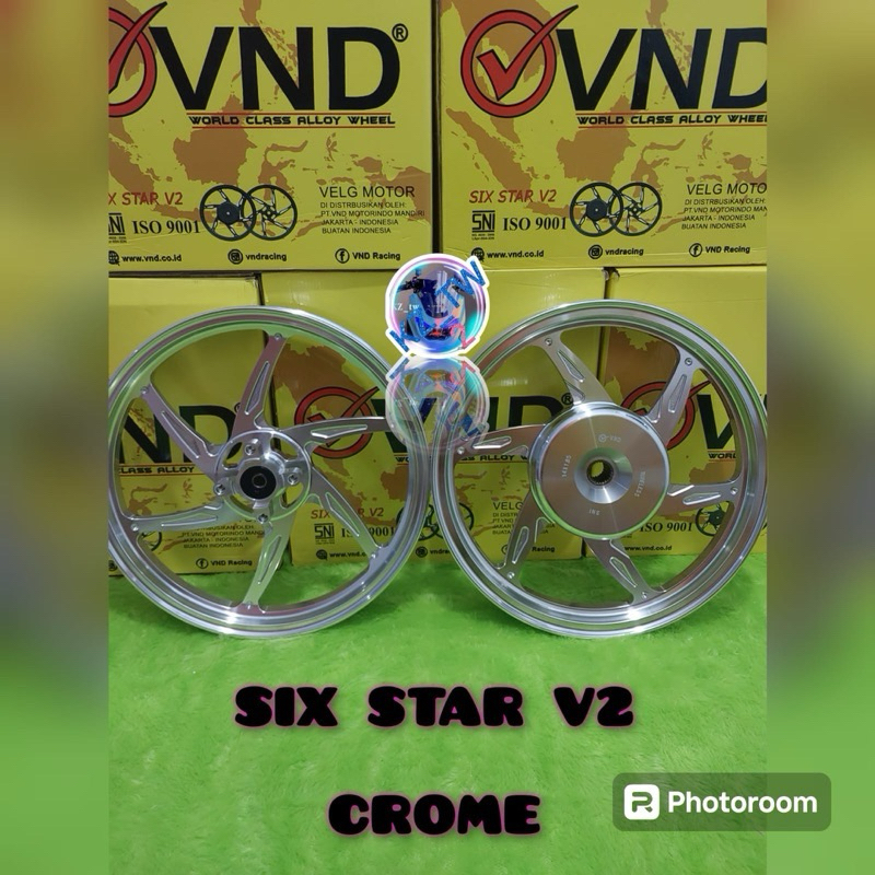 Jual VND VELG SIXSTAR GEN2 MIO SPORTY /MIO M3 / BEAT/SCOOPY/VARIO 110 ...