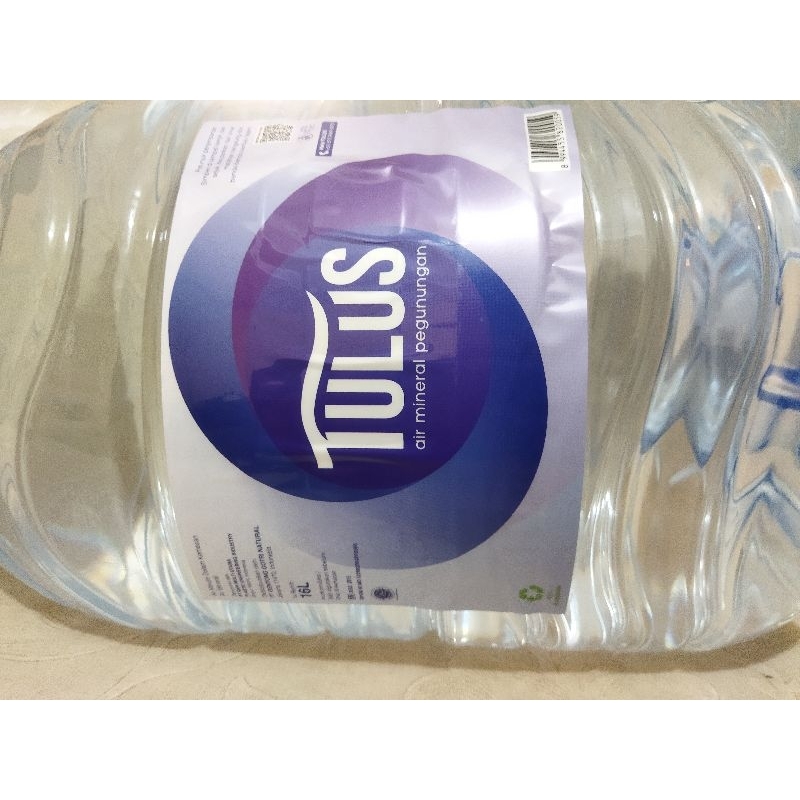 Jual TULUS AIR MINERAL GALON 16 LITER / TULUS AIR MINERAL / TULUS GALON ...