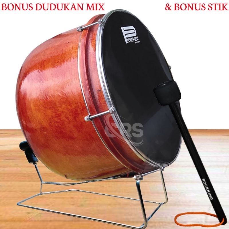 Jual Bas Hadroh / Marawis Warna Serat kayu Ukuran 12,14,16,18 inch Mika ...