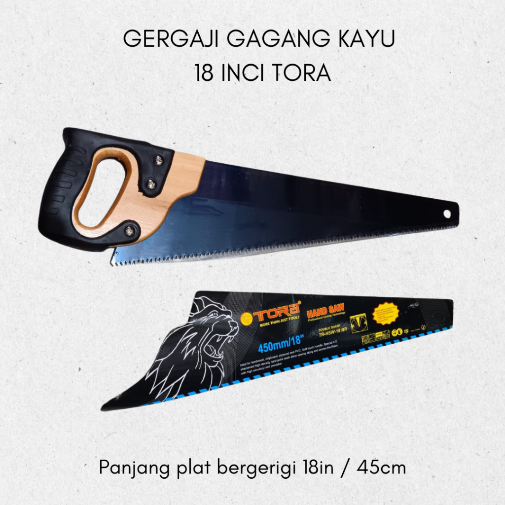Jual GERGAJI KAYU TORA 18 INCI | Shopee Indonesia