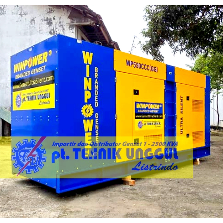 Jual Genset Cummins 500 KVA Stamford Silent WP550CCC Baru | Shopee Indonesia