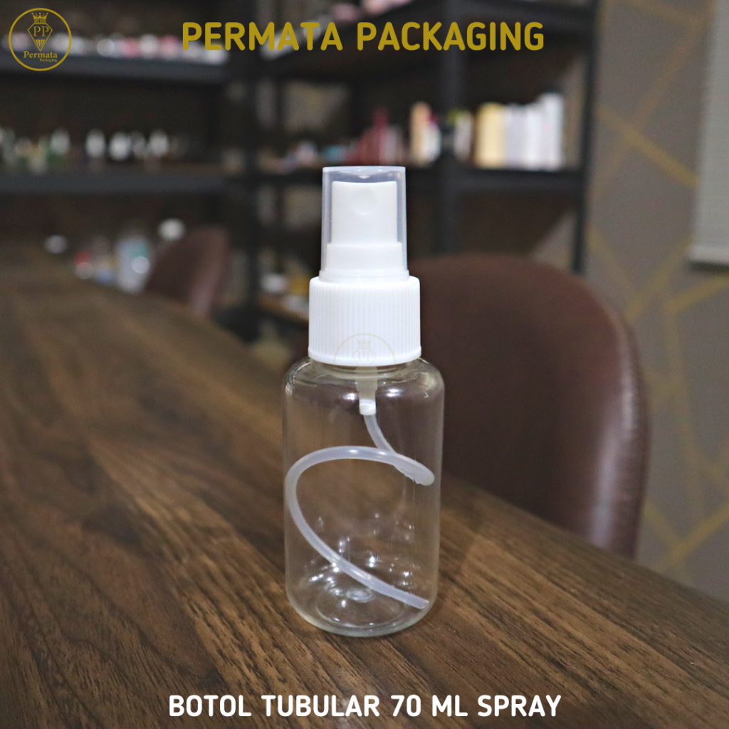 Jual Botol Plastik Tubular 70ml Spary / Botol Spray 70ml / Botol 70 ml ...