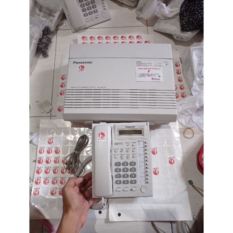 Jual MESIN PABX PANASONIC KX - TA308 3 LINE 8 EXTENSION + TLP MASTER 7730 SECOND SPESIAL ...