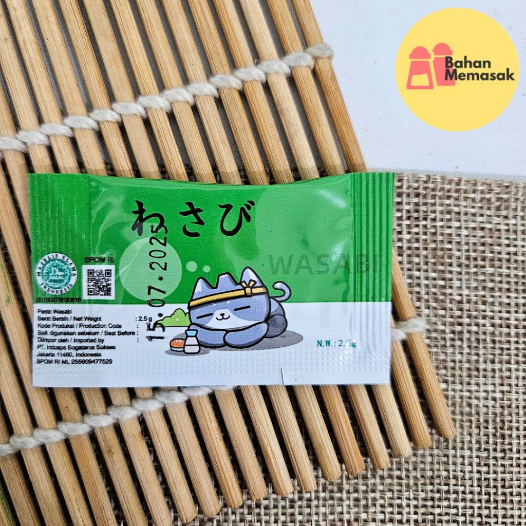 Jual Wasabi Paste Sachet Hahal 10 x 2,5 Gram | Shopee Indonesia