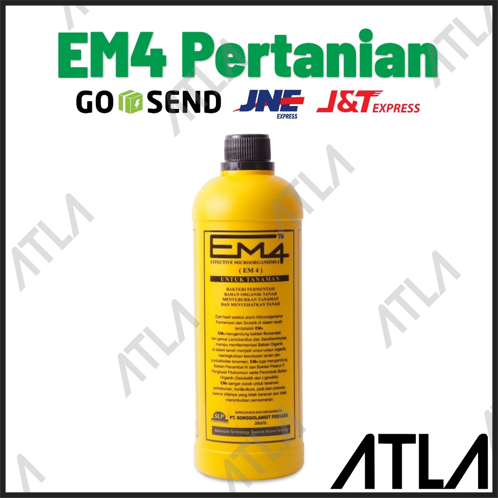 Jual Pupuk Organik EM4 Pertanian 1 Liter Tanaman EM 4 Cair Fermentasi ...