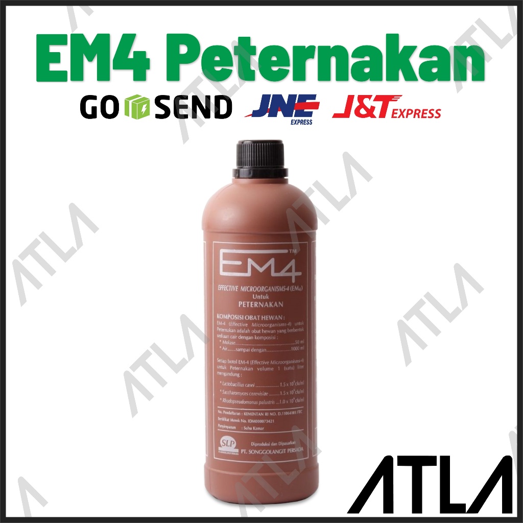 Jual Pupuk Organik EM4 Peternakan 1 Liter EM 4 Obat Kesehatan Ternak ...