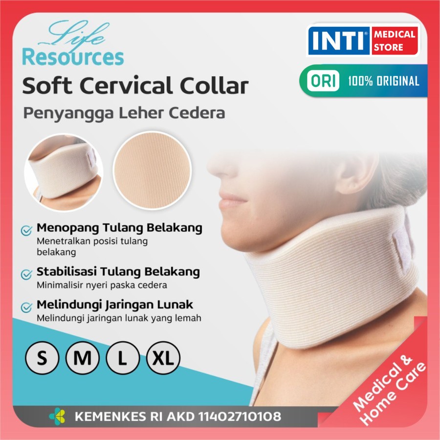 Jual Life Resources | Soft Cervical Collar | Penyangga Leher | Cidera ...