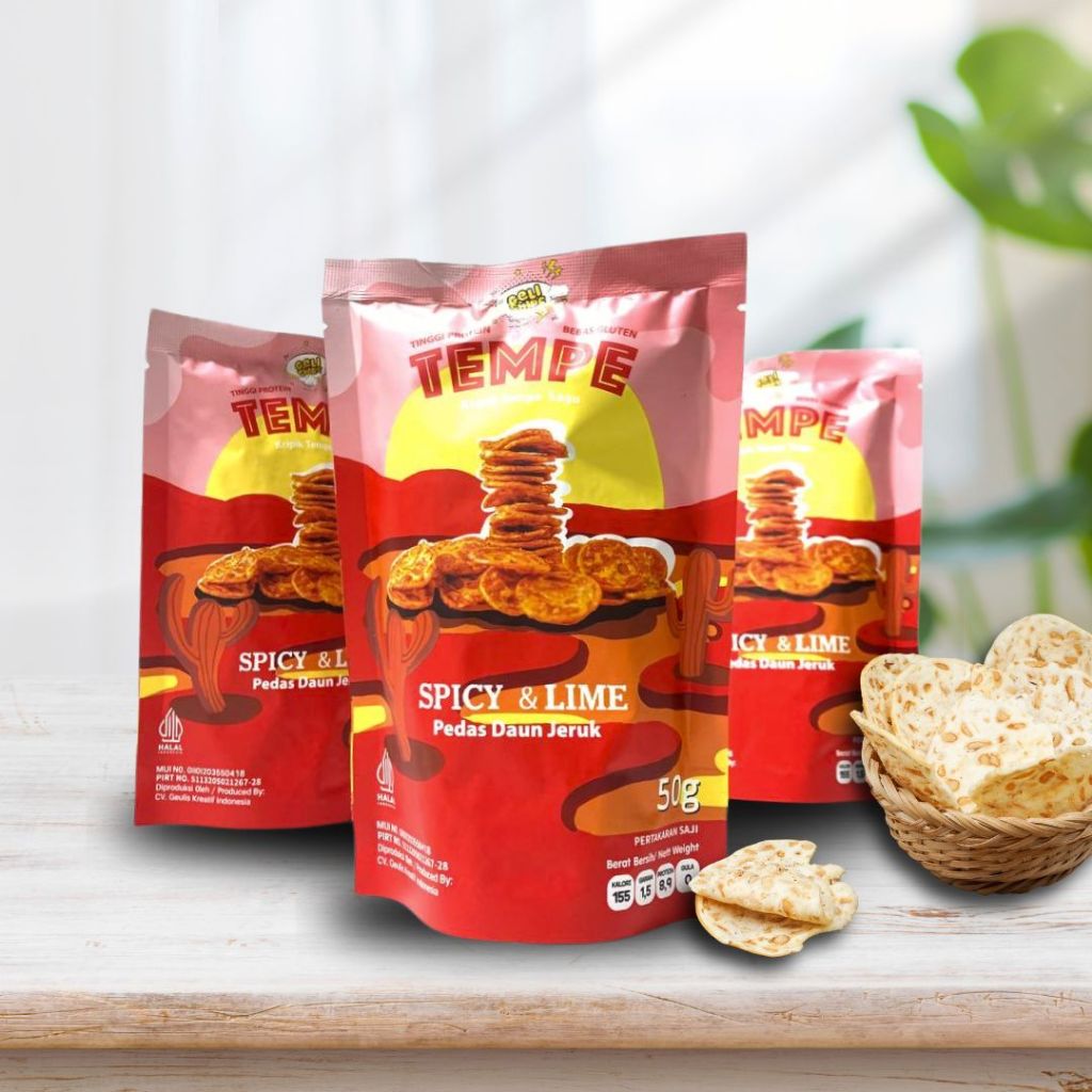 Jual Keripik Tempe by Geli Chips Keripik Tempe Bulat Crispy Kaya ...