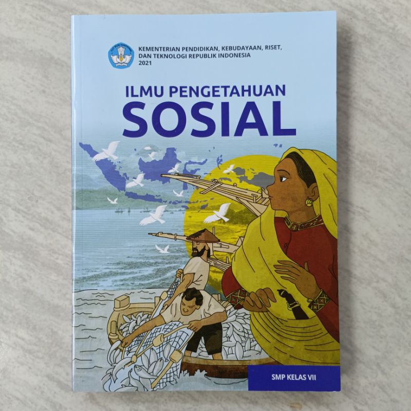 Jual Buku Paket IPS Ilmu Pengetahuan Sosial kelas 7 VII 1 I SMP MTS Kementerian Kementrian ...