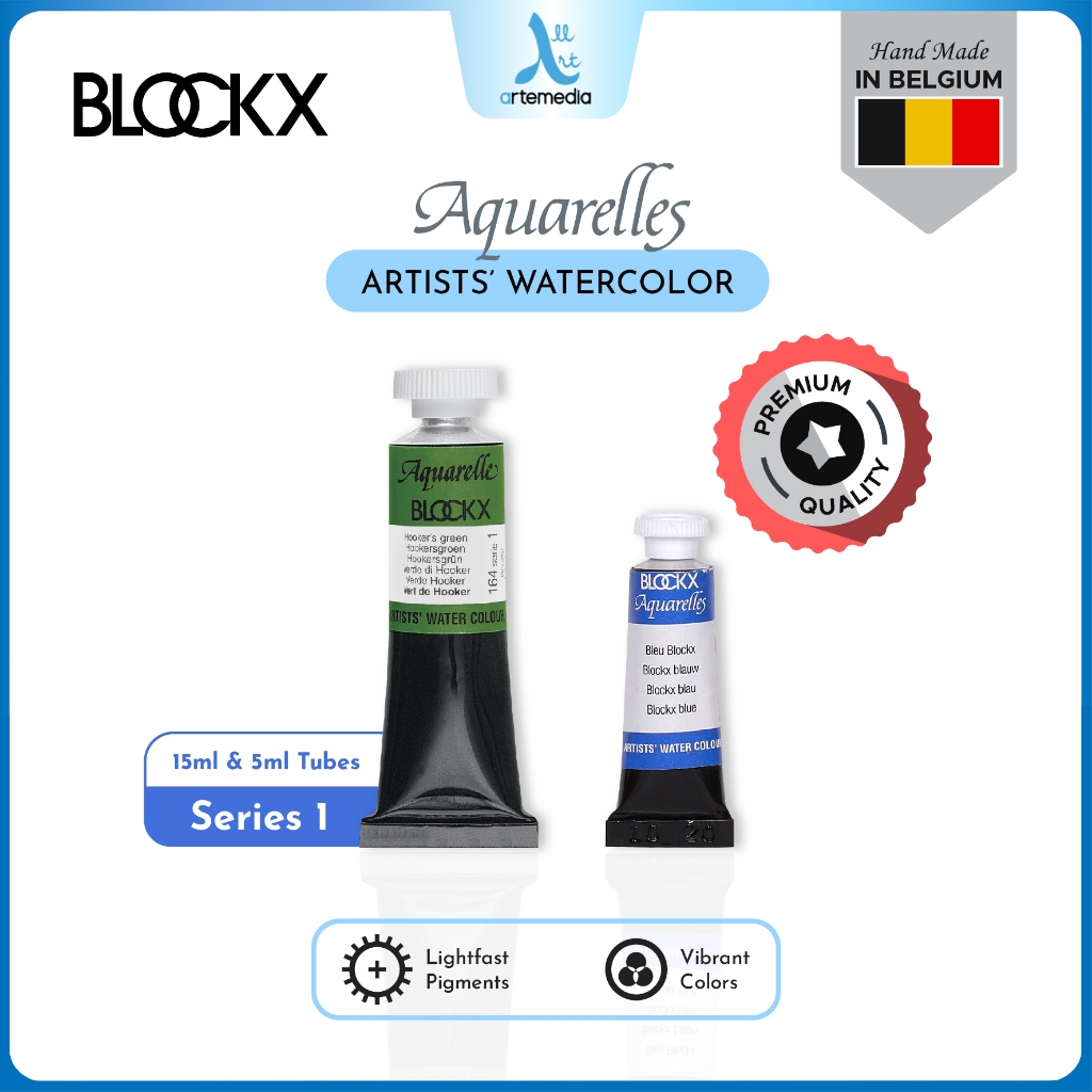 Jual Blockx Aquarelle Tube Series 1 Artists Watercolor Paint | Shopee ...