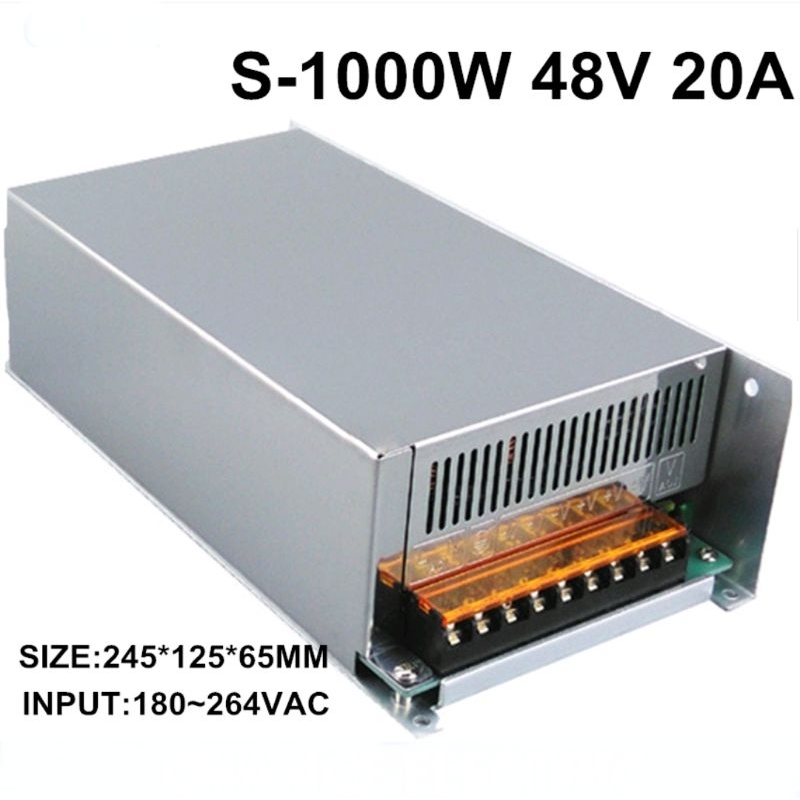 Jual Travo Power Supply 48V 20A PSU 20 Amper 48 Volt + FAN High Quality ...