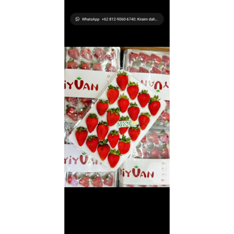 Jual Strawberry RRC 300gr | Shopee Indonesia