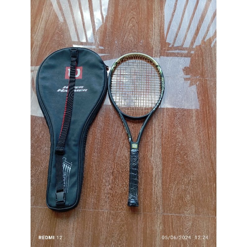 Jual raket tenis wilson Hyper Hammer 95 legend bekas original | Shopee ...