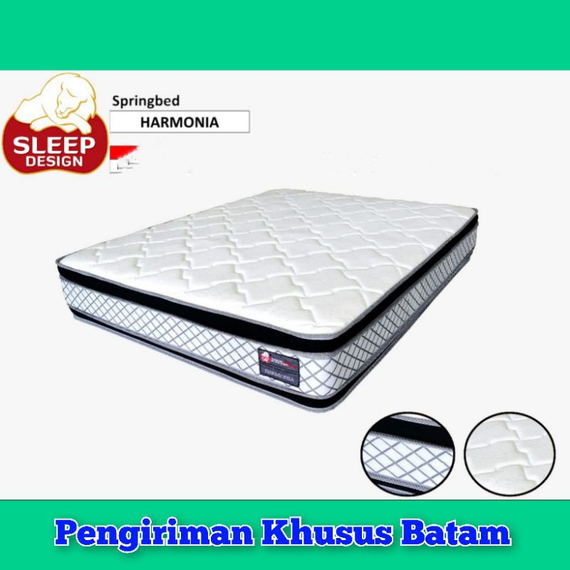 Jual KASUR SPRINGBED SLEEP Design Harmonia(UK.90,120,150,160,180,200)-KHUSUS BATAM | Shopee ...