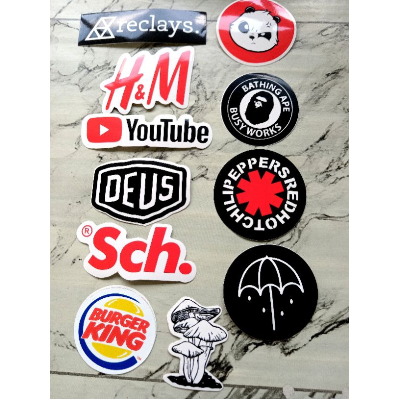Jual Stiker graftac distro aesthetic hypebeast band musik botol gitar ...