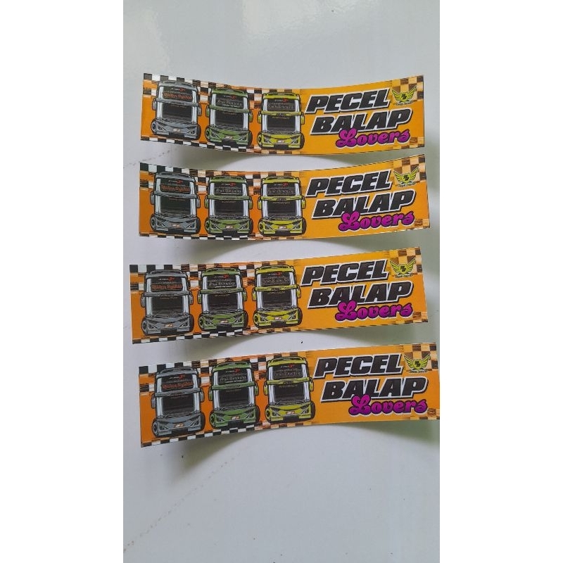Jual stiker bus telolet TERBARU PECEL BALAP LOVER . SUNAN GUNUNGJATI ...